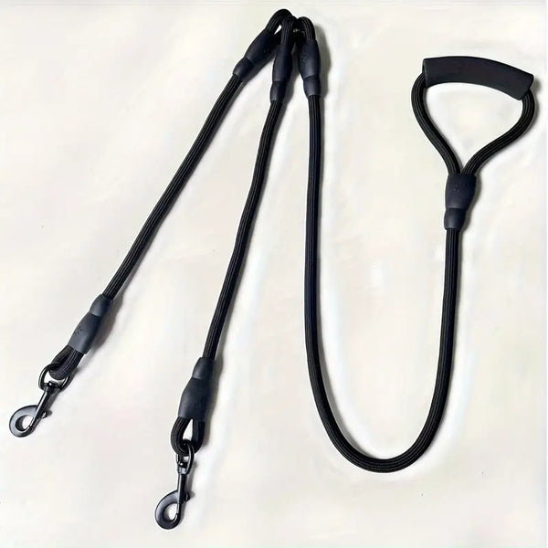 Ultimate Dual Dog Lead Black – Winston and Porter